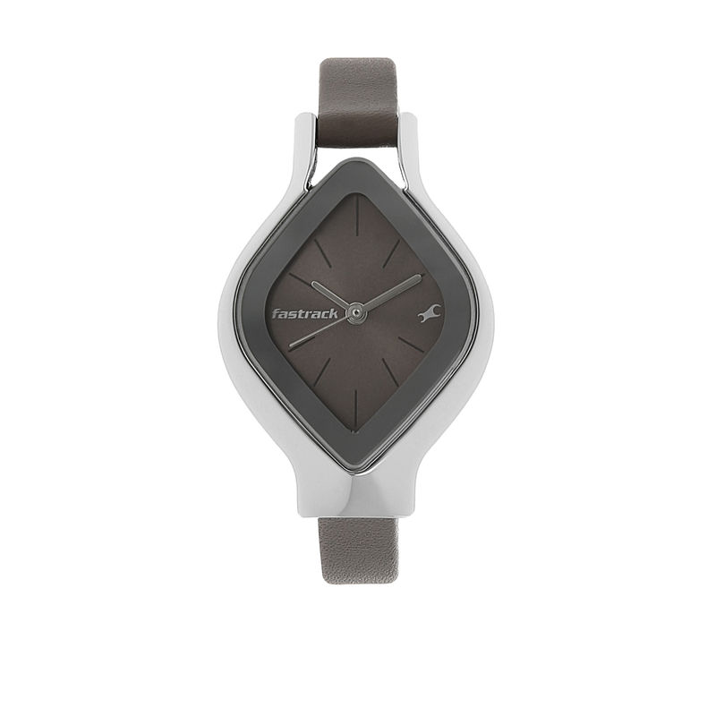 Buy Fastrack Brown Dial Brown Leather Strap Watch Online