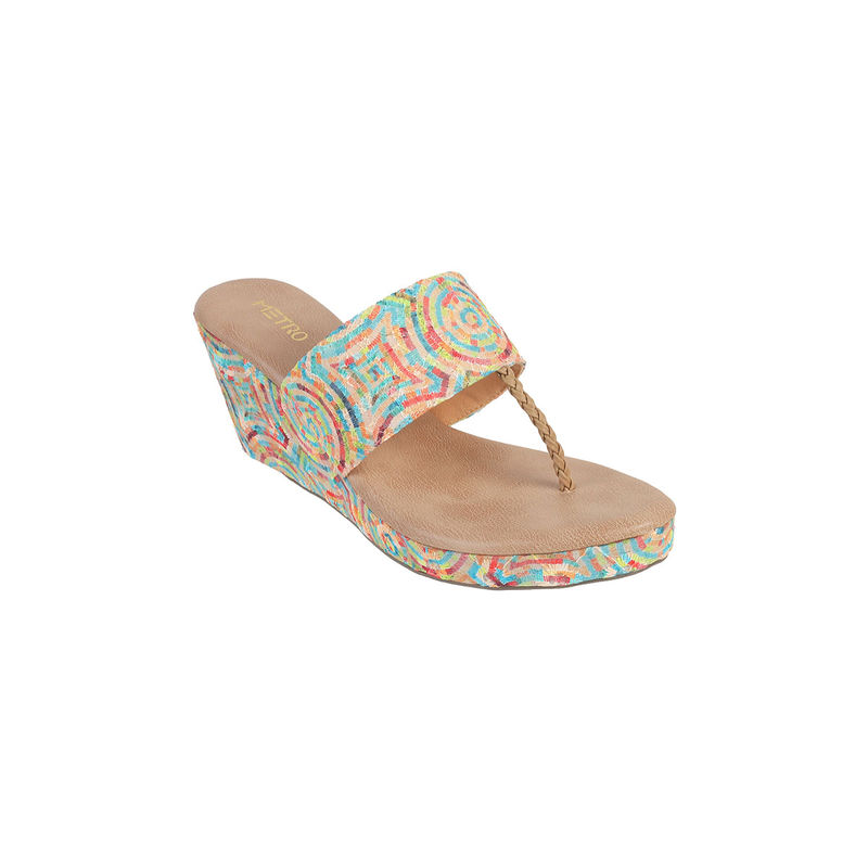 Buy Metro Women Multi Color Wedges Online
