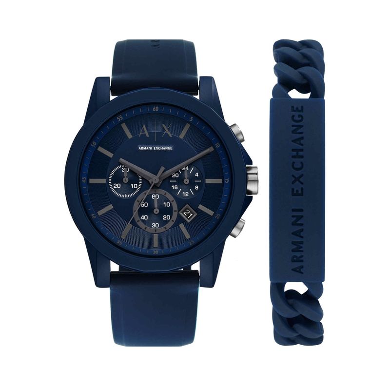Buy ARMANI EXCHANGE Blue Strap Casual Watch Ax7128 Online