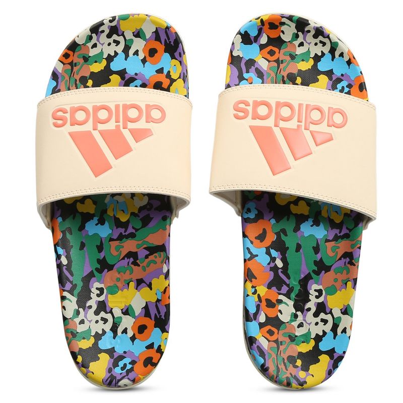 adidas Adilette Comfort Beige Swimming Sliders: Buy adidas Adilette ...