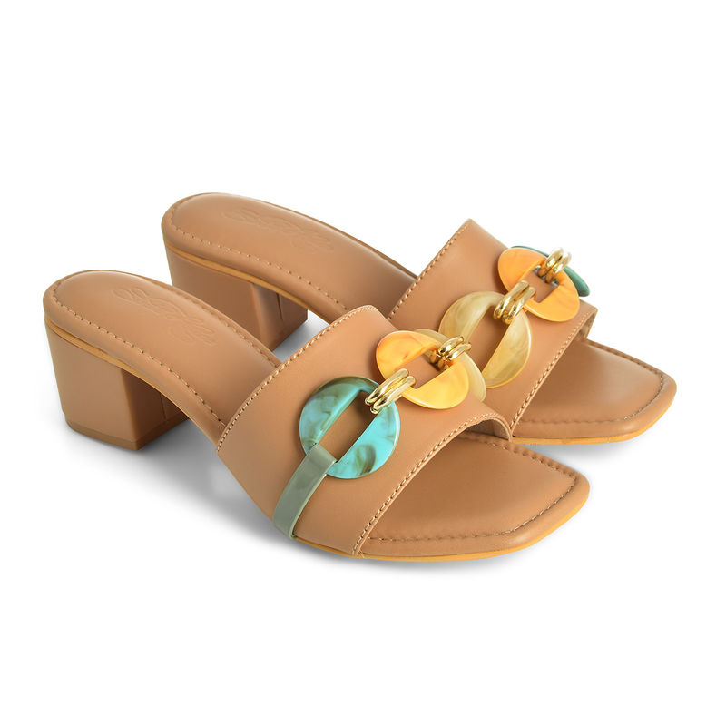 Sole House Solid Nude Daily Fix Block Heels: Buy Sole House Solid Nude ...