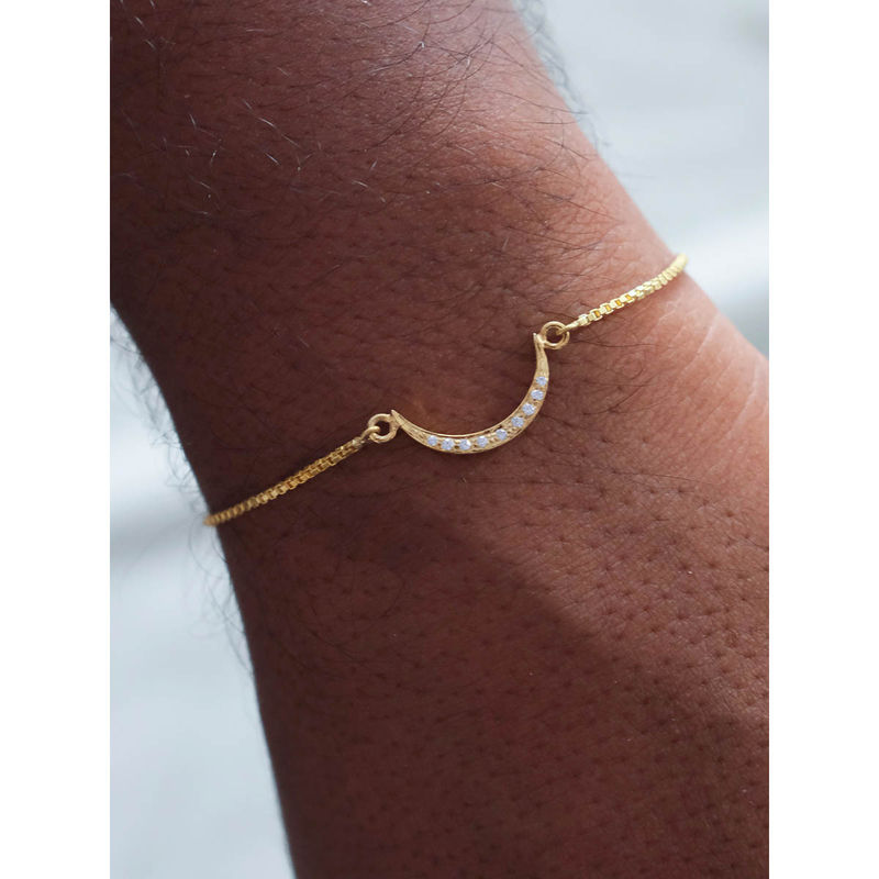 Buy ANUSHKA JAIN JEWELLERY 925 Half Moon Bracelet Rakhi Online