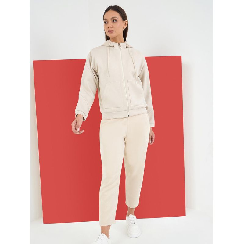 Buy Sweet Dreams Women Solid Tracksuit - Beige Online