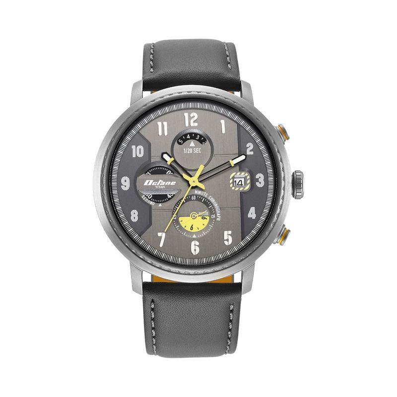 Buy Titan Octane Black Dial Analog Watch For Men (1857KL01) Online