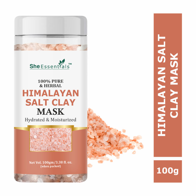 Buy She Essentials Himayalyan Pink Salt Clay Mask Online