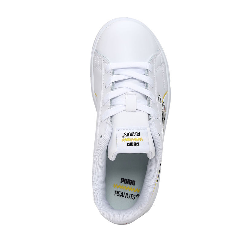 Puma Peanuts Serve Pro Kids Unisex White Casual Shoes: Buy Puma Peanuts ...