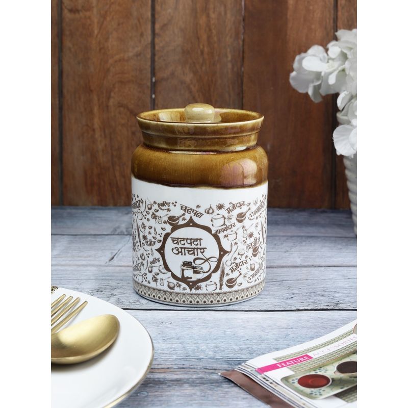 Buy CLAY CRAFT Fine Ceramic Small Cruet Set Pickle Jars Set Dining ...