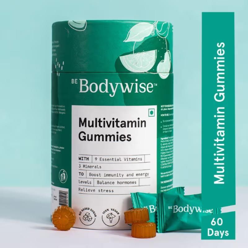 Buy Be Bodywise Multivitamin Gummies 60 Days Pack - Boosts Immunity ...