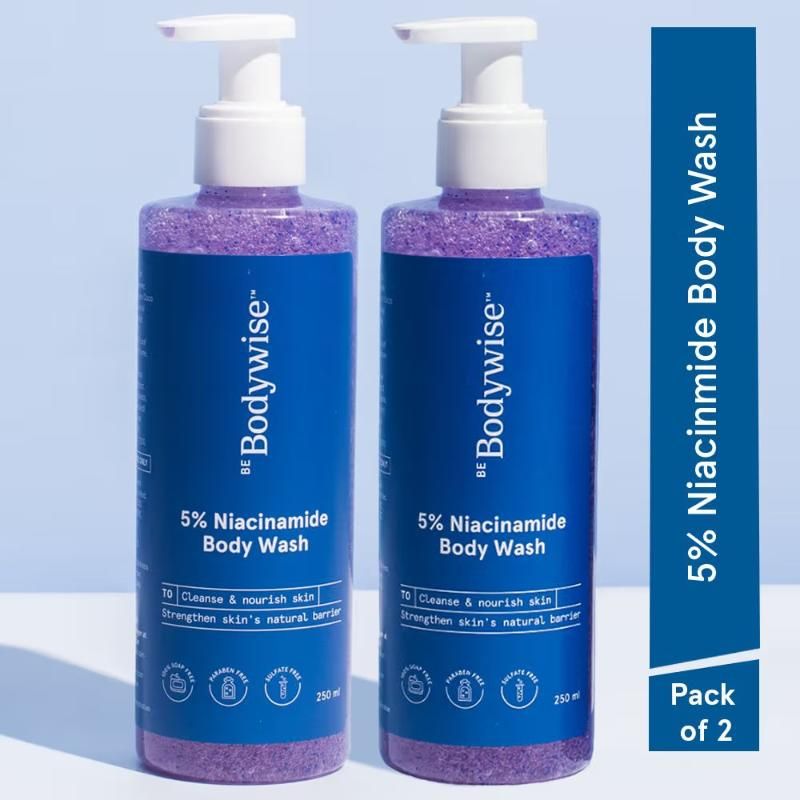 Buy Be Bodywise 5% Niacinamide Body Wash - Pack Of 2 Online