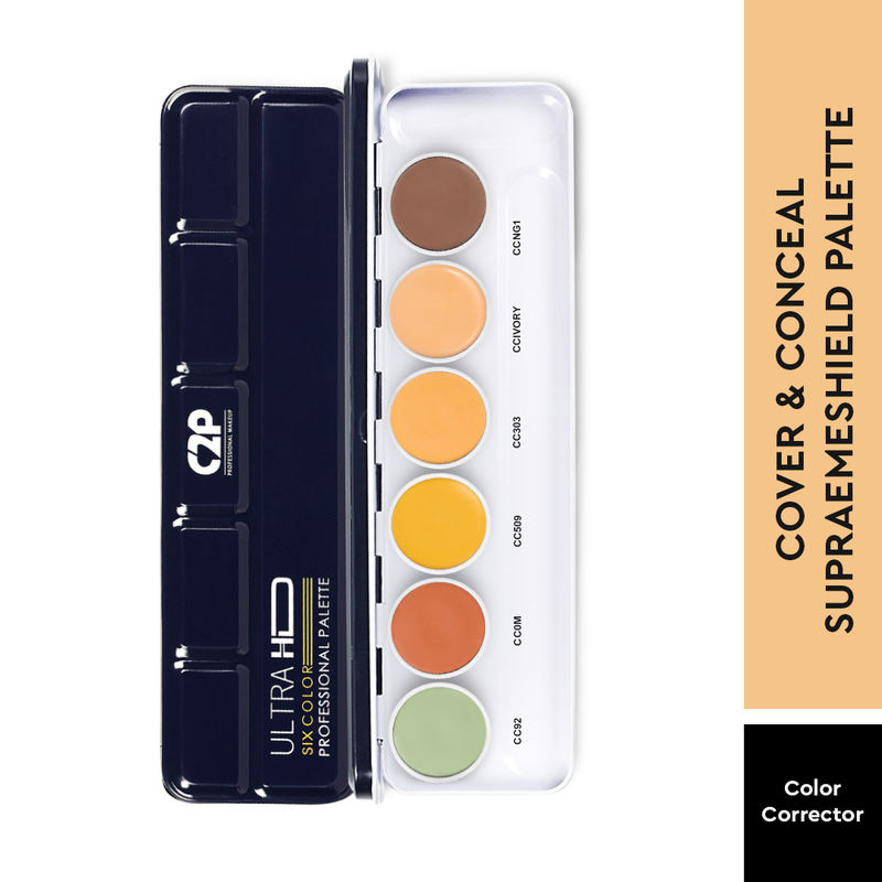 Buy C2P Pro Ultra HD 6 Colors Correcting Concealer Foundation ...