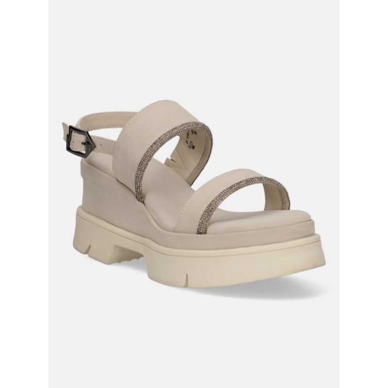 Buy BAGATT Trish Beige Womens Back Strap Heeled Sandals Online