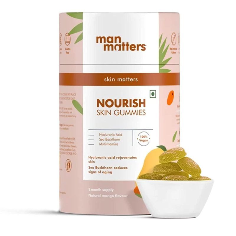 Man Matters Nourish Skin Gummies For Glowing Skin: Buy Man Matters ...