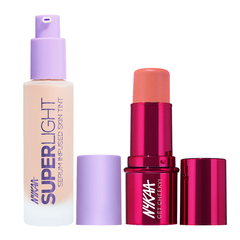 Buy Nykaa Cosmetics Everyday Makeup Combo - Skin Tint Foundation for ...