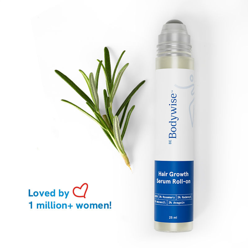 Buy Be Bodywise Hair Growth Serum Roll On - 3% Rosemary, 3% Redensyl ...