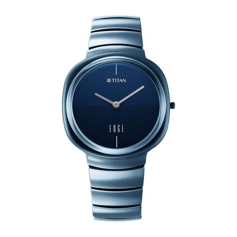 Buy Titan Edge Squircle Blue Dial Analog Watch for Men Online