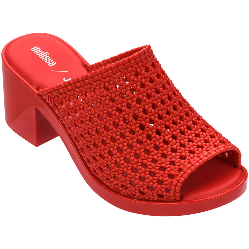 Buy Melissa Mule Ii + Jason Wu Ad Red Block Heels Online