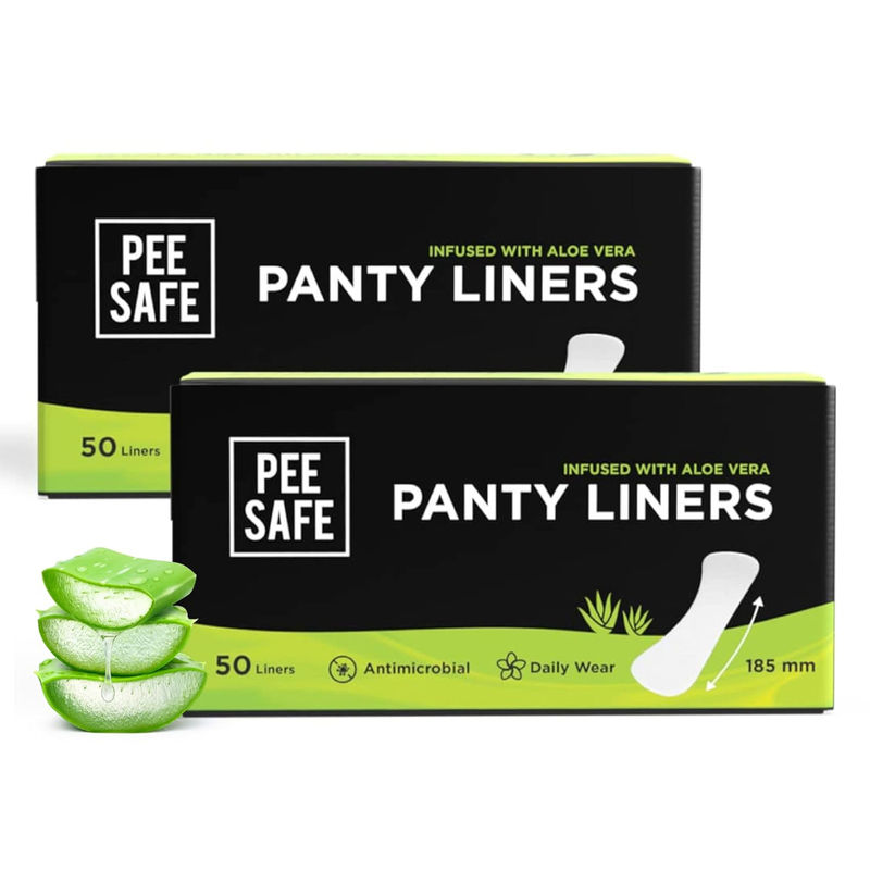 Buy Pee Safe Ultra-Thin Panty Liner Made With Organic Cotton & Aloevera ...