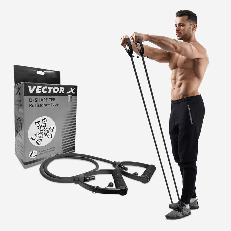 Buy Vector X JF-1000 TPE D-shaped Resistance Tube Online