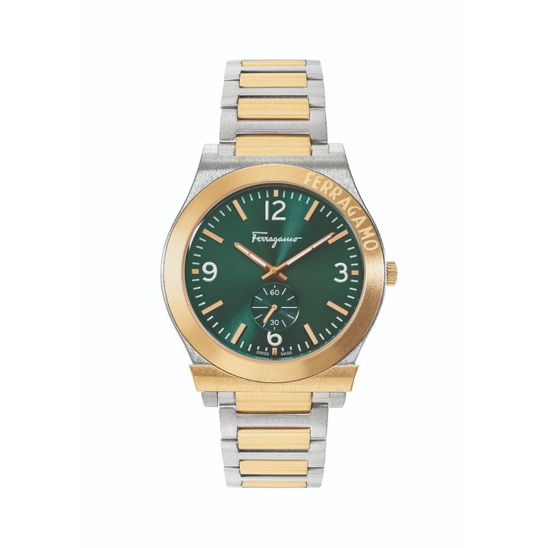 Buy Salvatore Ferragamo Analog Green Dial Men Watch - Sfml00222 Online