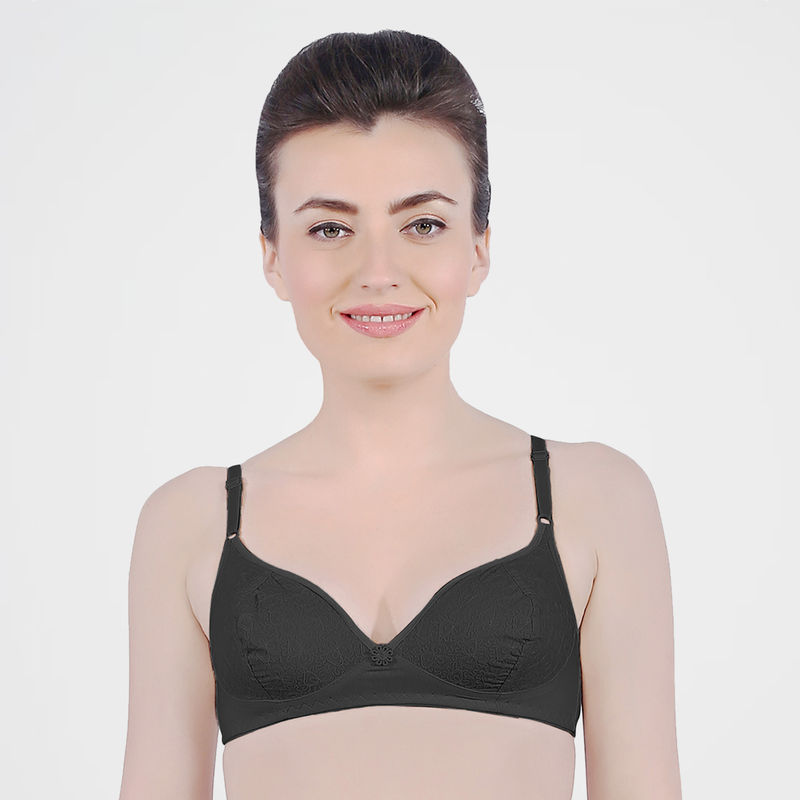 Buy Sonari Kanya Women's Regular Bra - Black (32B) Online