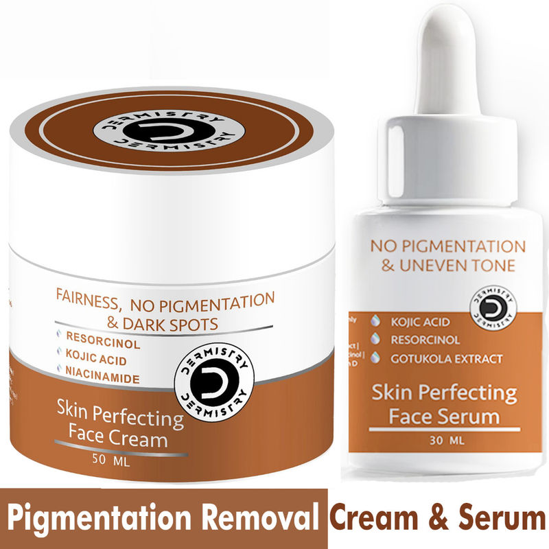 Buy DERMISTRY Kojic Acid Pigmentation Dark Spots DeTan Removal Skin Whitening Lightening Cream ...