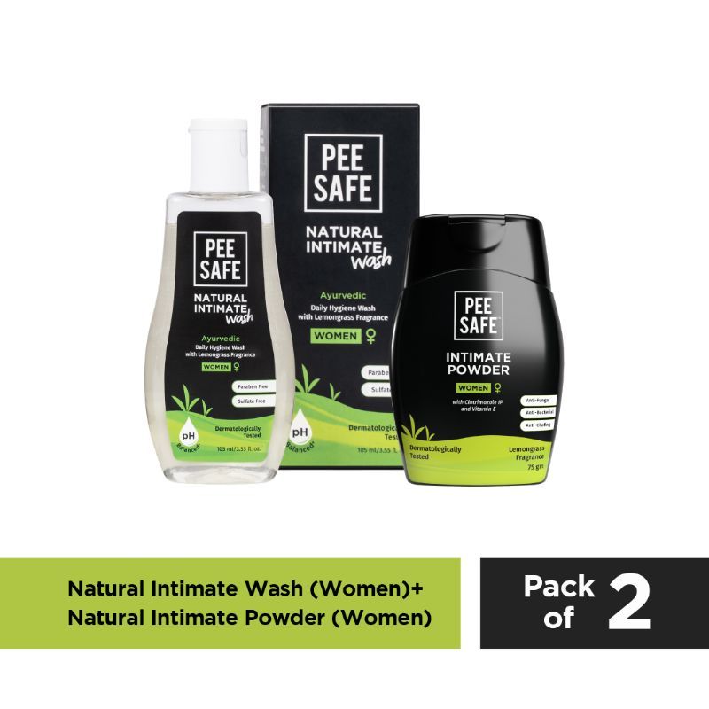 Buy Pee Safe Intimate Care Combo (Intimate Wash & Powder For Women) Online