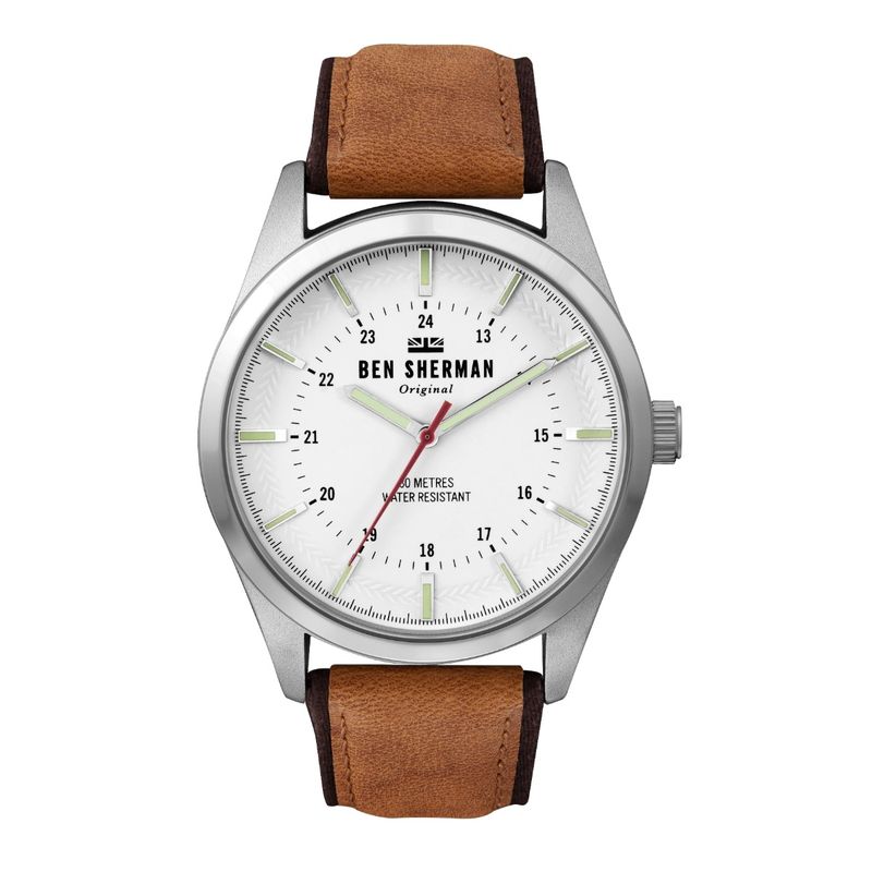 Buy Ben Sherman Matt White Analogue Watch For Men - WB027T Online