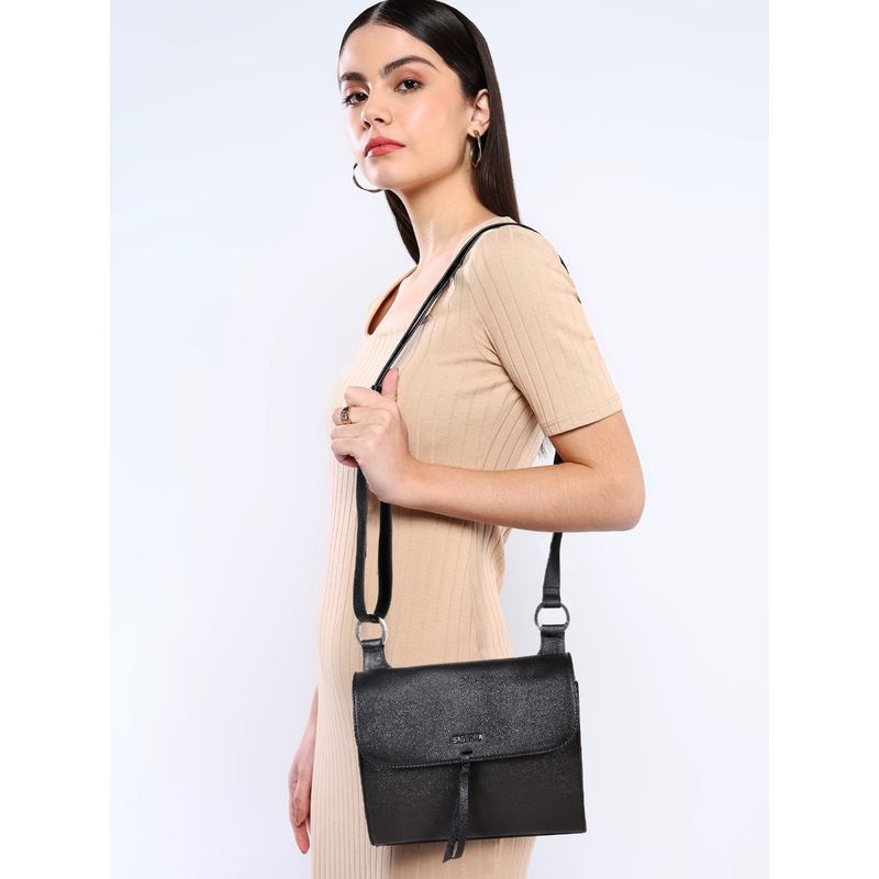 Buy Sassora Premium Leather Trendy Classic Women Sling Bag (M) Online