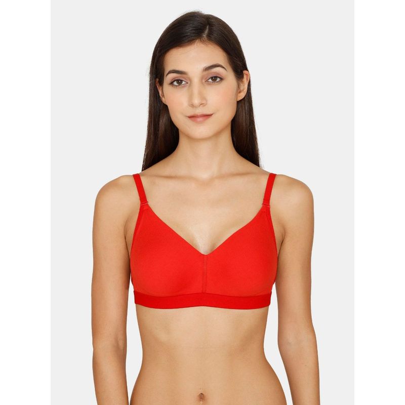 Buy Zivame Beautiful Non Wired 3/4th Coverage Backless Bra - Fuchsia Red Red Online
