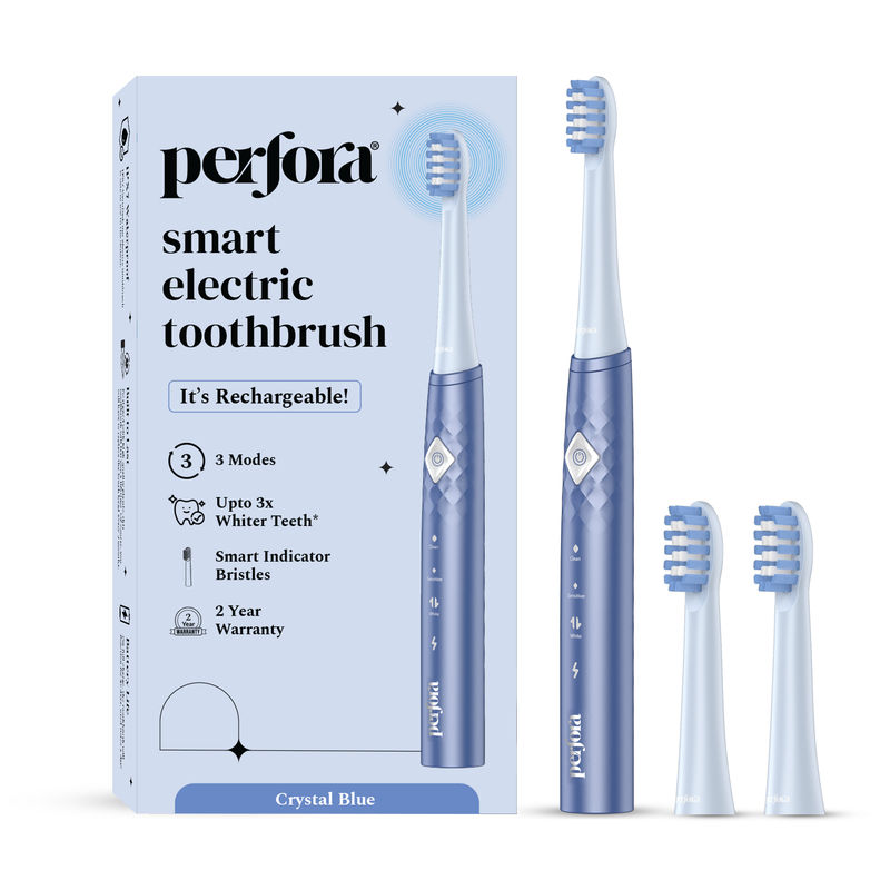 Buy Perfora Rechargeable Electric Toothbrush Model - Crystal Blue Online