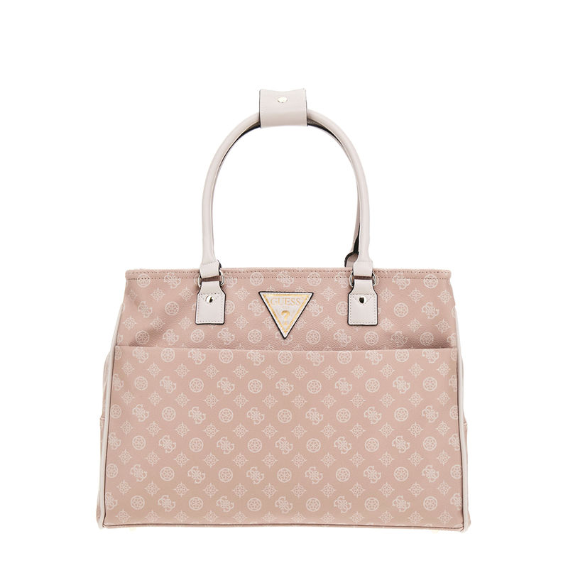 Buy Guess Peach Printed Handbag Online
