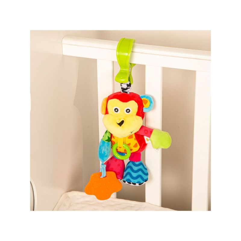 Baby Moo Monkey Pulling Toy With Teether - Red (Free Size): Buy Baby ...