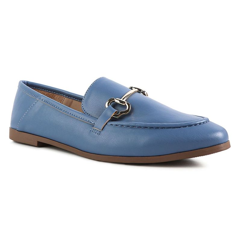 Buy London Rag Solid Blue Loafers Online