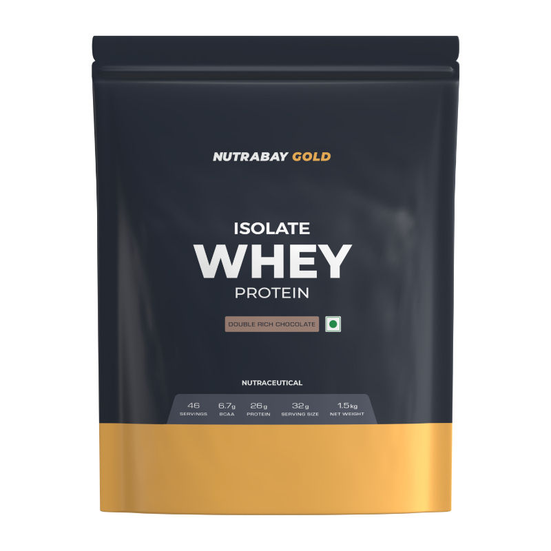 Buy Nutrabay Gold Isolate Whey Protein Powder - Double Rich Chocolate ...