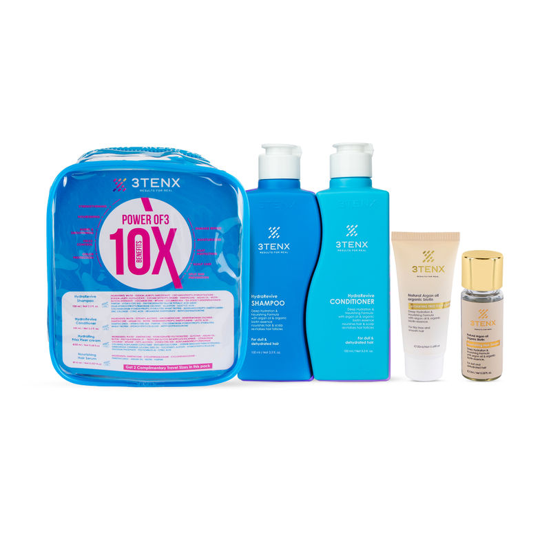 Buy 3TENX HydraRevive Hair Care Travel Kit Online