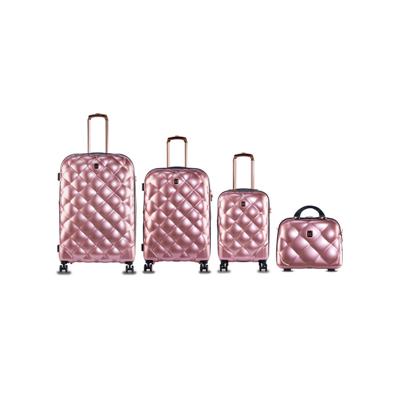 Buy it luggage Rose Gold Solid Trolley Bag (Set of 4) (L) Online