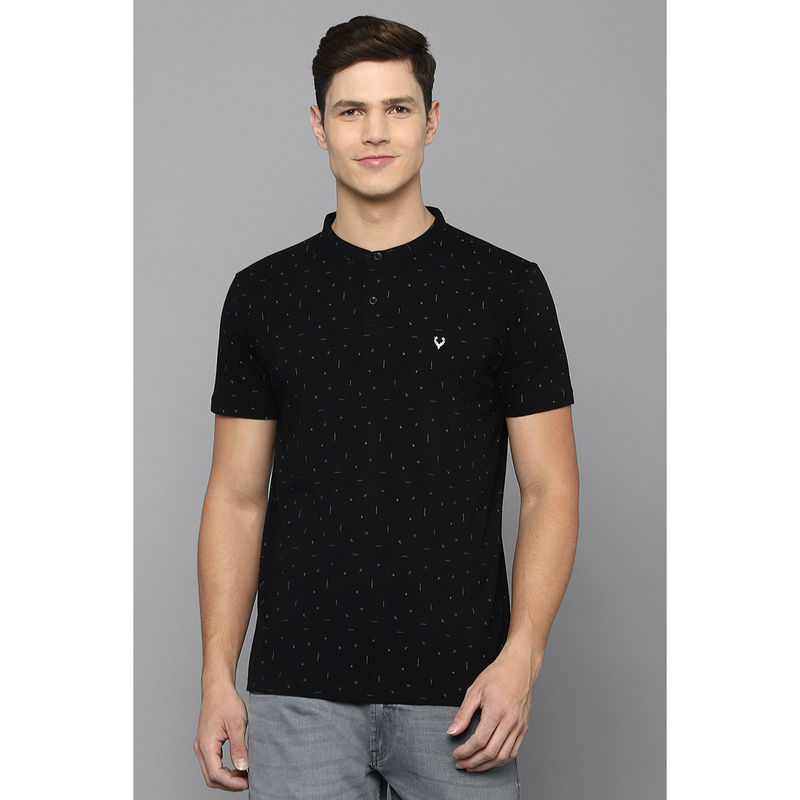 Buy Allen Solly Black T Shirt Online