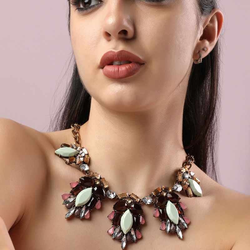 Buy SOHI Nour Statement Necklace Online