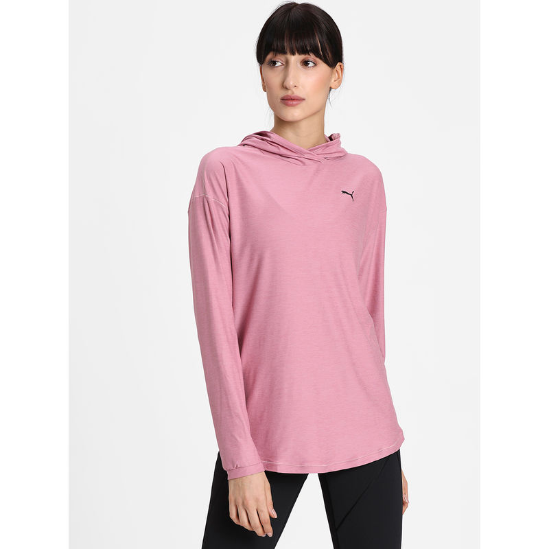 Buy Puma Studio Knit Hoodie - Pink Online