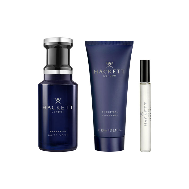 Buy Hackett Essential Gift Set (Eau De Parfum + Shower Gel + Pen Spray ...