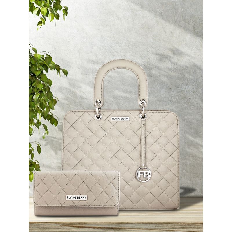 Buy FLYING BERRY Womens Grey Hand Bag Combo Pack of 2 Online