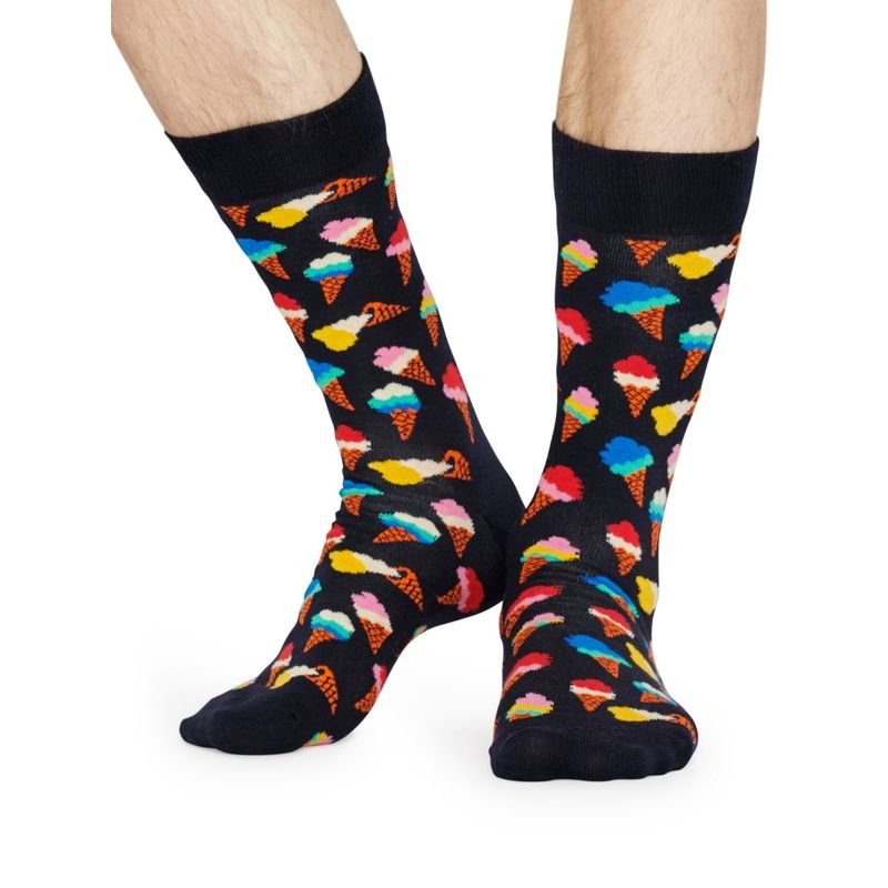 Buy Happy Socks Navy Blue Ice Cream Unisex Socks Online