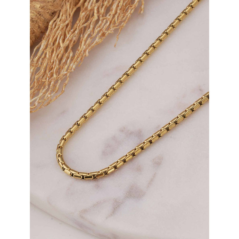 Buy Palmonas Golden Majesty Chain For Womens - Waterproof And Anti ...