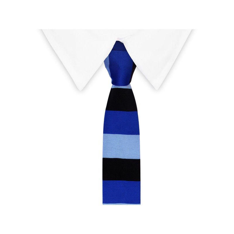 Buy Tossido Blue Jazz Knitted Necktie Online