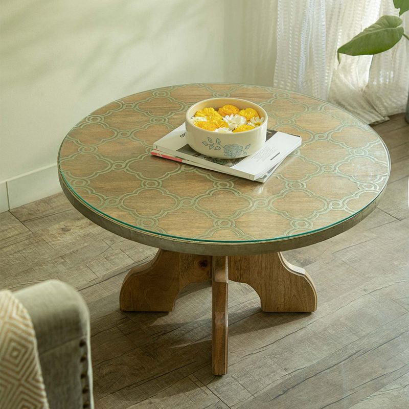 Buy Ellementry Centrum Coffee Table With Metal And Glass Online