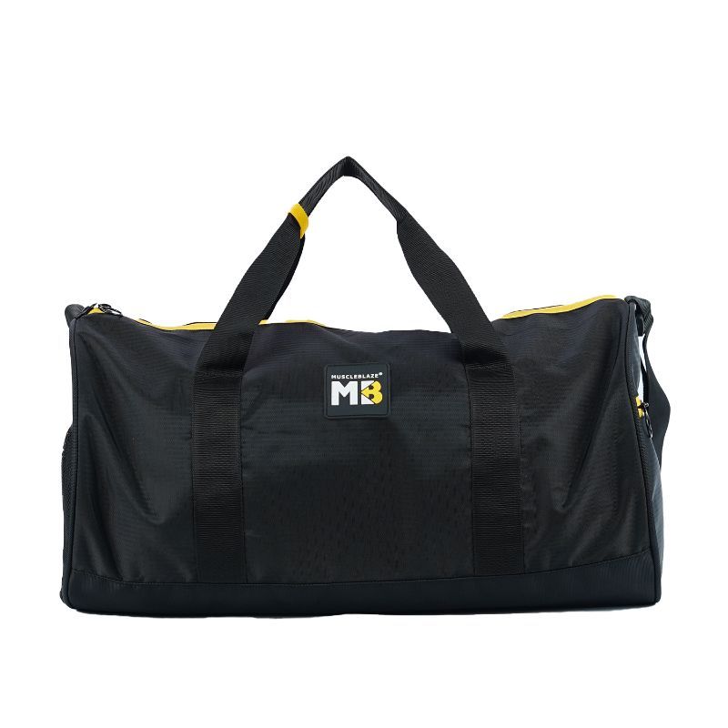 Buy MuscleBlaze Large Gym Duffle Bag - Black Online
