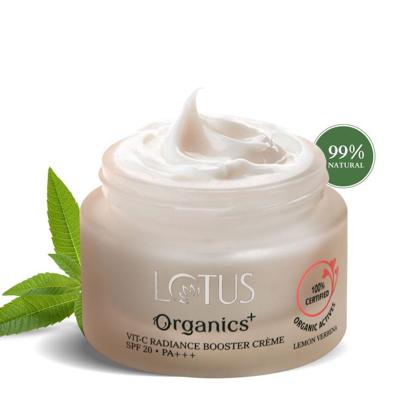 Buy Lotus Organics Vit-C Radiance Booster Crème SPF 20 PA+++ - Lemon ...