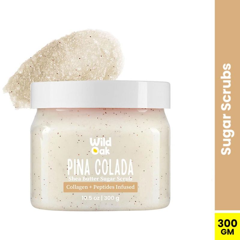 Buy Wild Oak Pina Colada Shea Butter Sugar Body Scrub Online