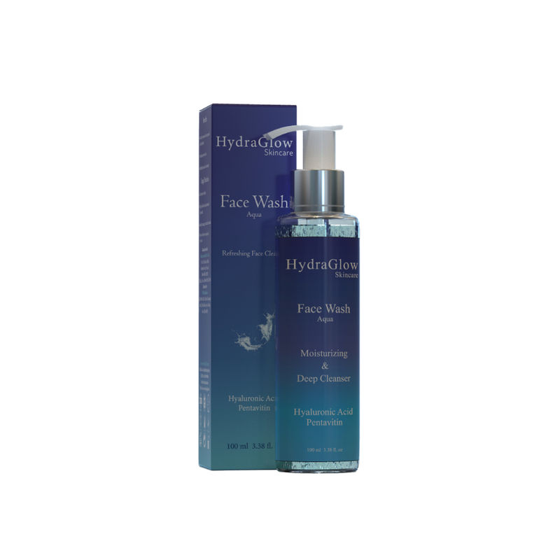 HydraGlow Skincare Face Wash Aqua Hydrating and Deep Cleansing: Buy ...