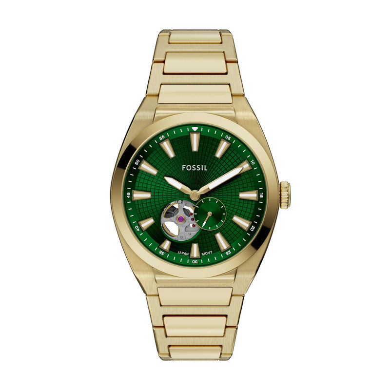 Buy Fossil Everett Gold Toned Men Automatic Watch ( ME3276 ) ( M ) Online